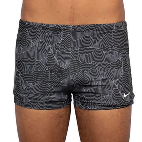 Sunga Nike Square Hyper Crimson Preta